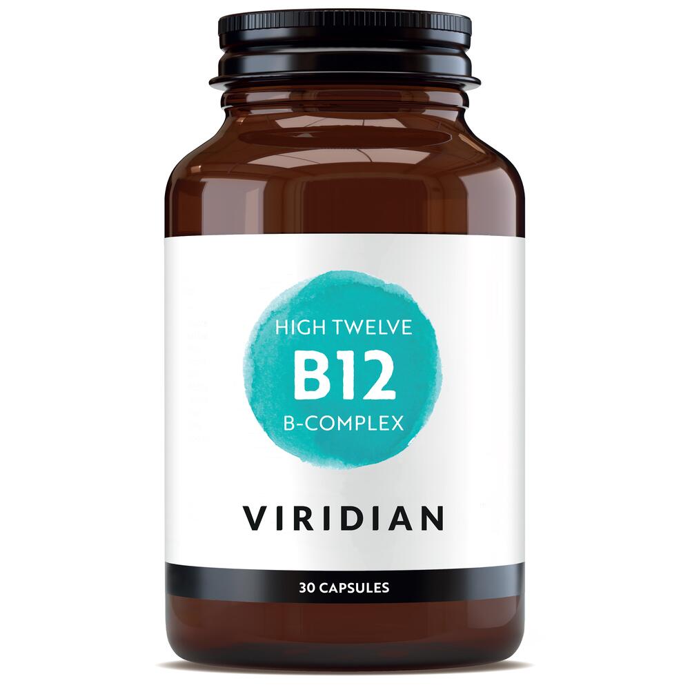 Viridian High Twelve Vitamin B12 with B Complex 30 Capsules