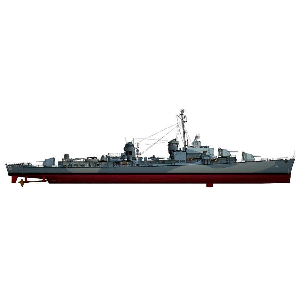 Takom Charlestown Dry Dock and Frank Knox Destroyer Model Kit Scale 1/700