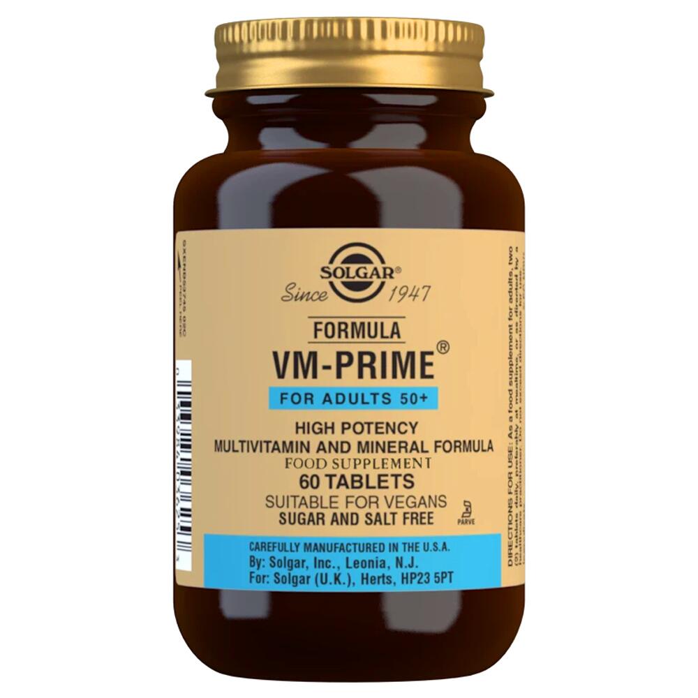 Solgar Formula VM Prime for Adults 50+ 60 TABLETS