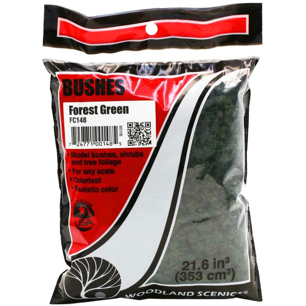Woodland Scenics Bushes Forest Green for Model Railway and Dioramas