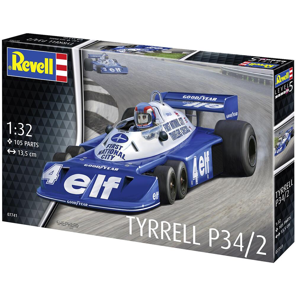 Revell Tyrrell P34/2 Racing Car Model Kit Scale 1:32