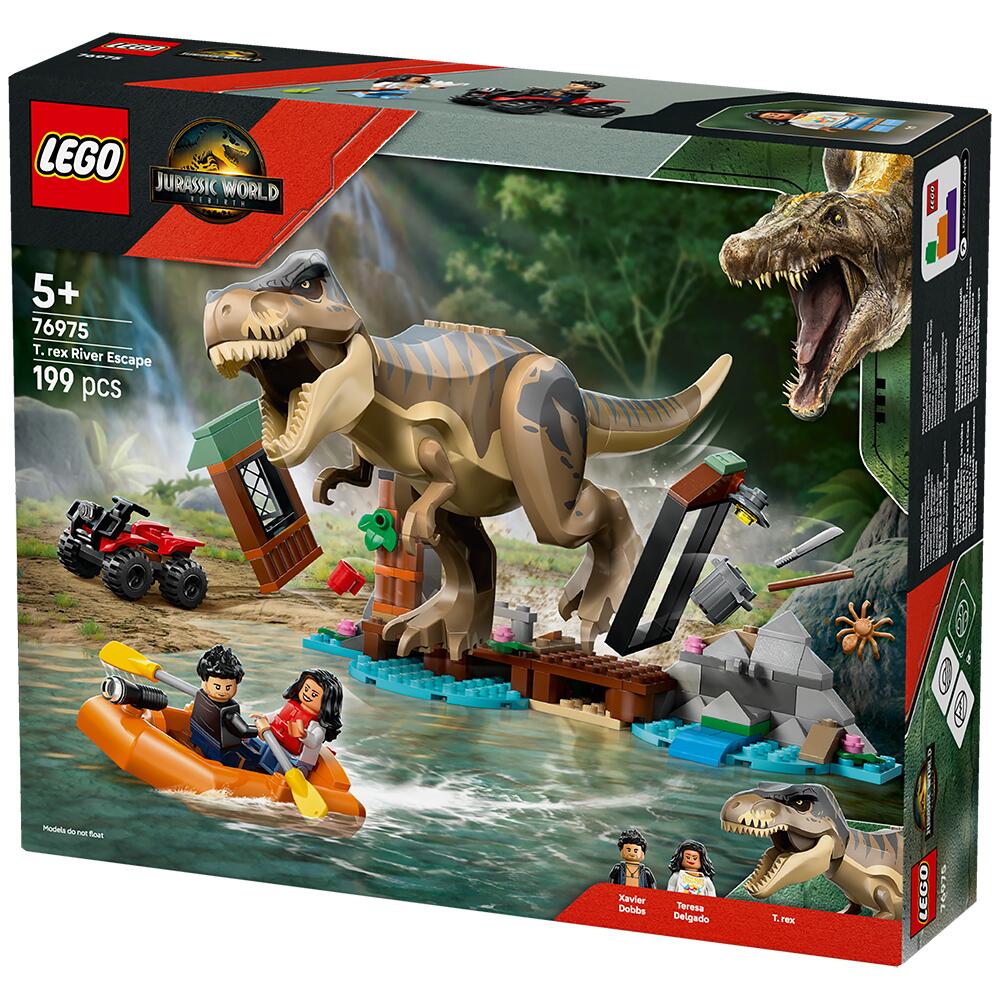 LEGO Jurassic World T-Rex River Escape Set 76975