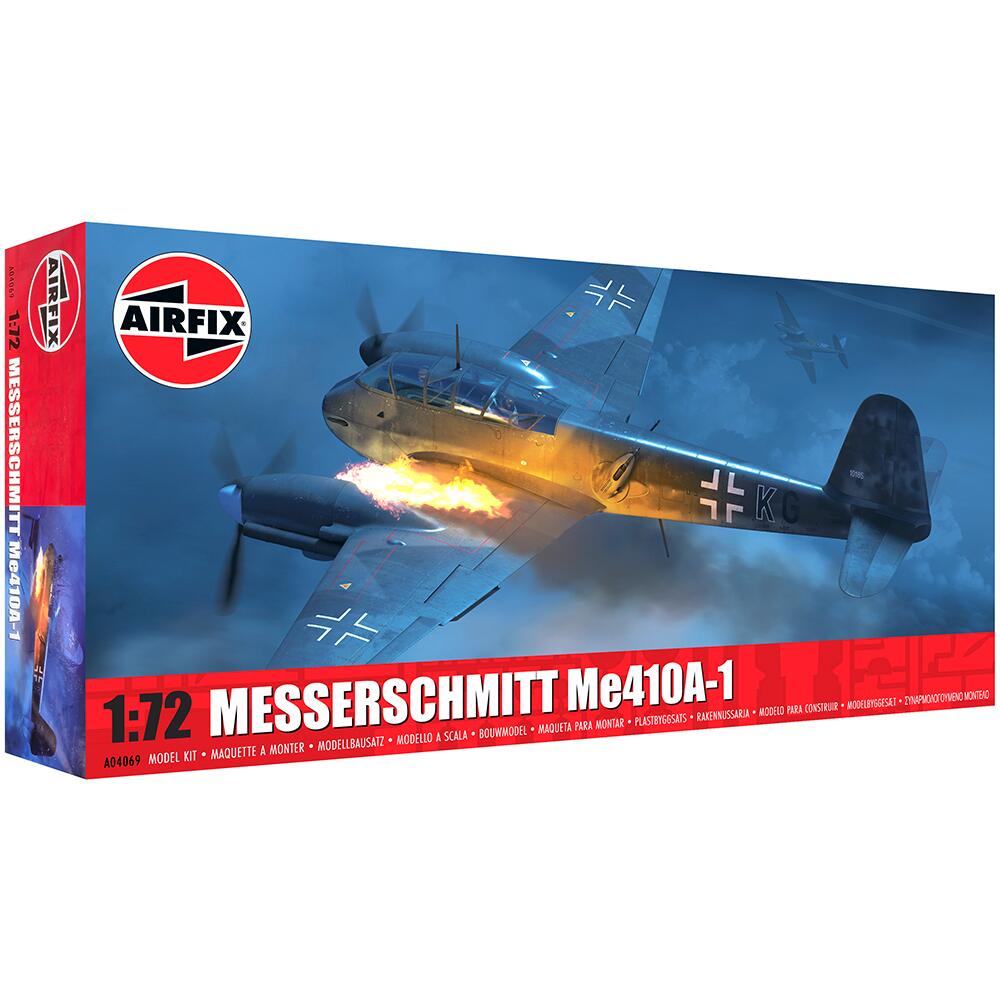 Airfix Messerschmitt Me410A-1 WWII Aircraft Model Kit Scale 1:72