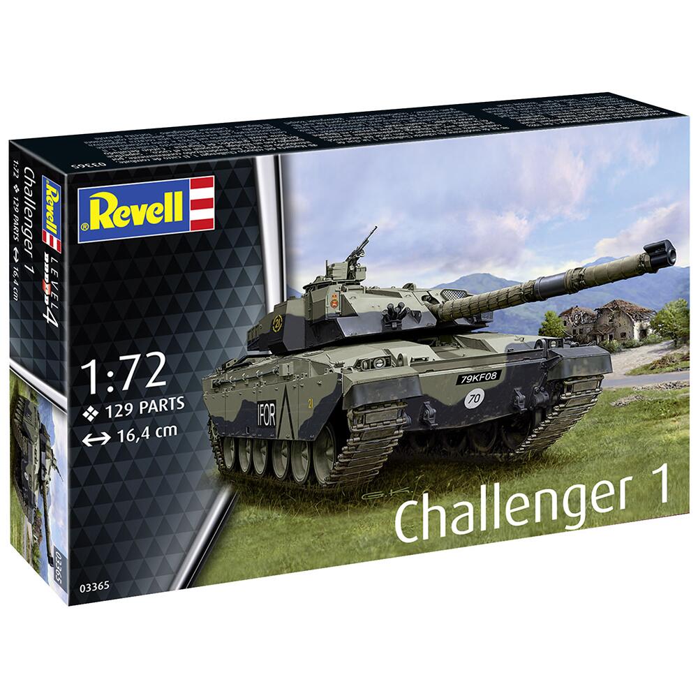 Revell Challenger 1 Tank Military Model Kit Scale 1:72