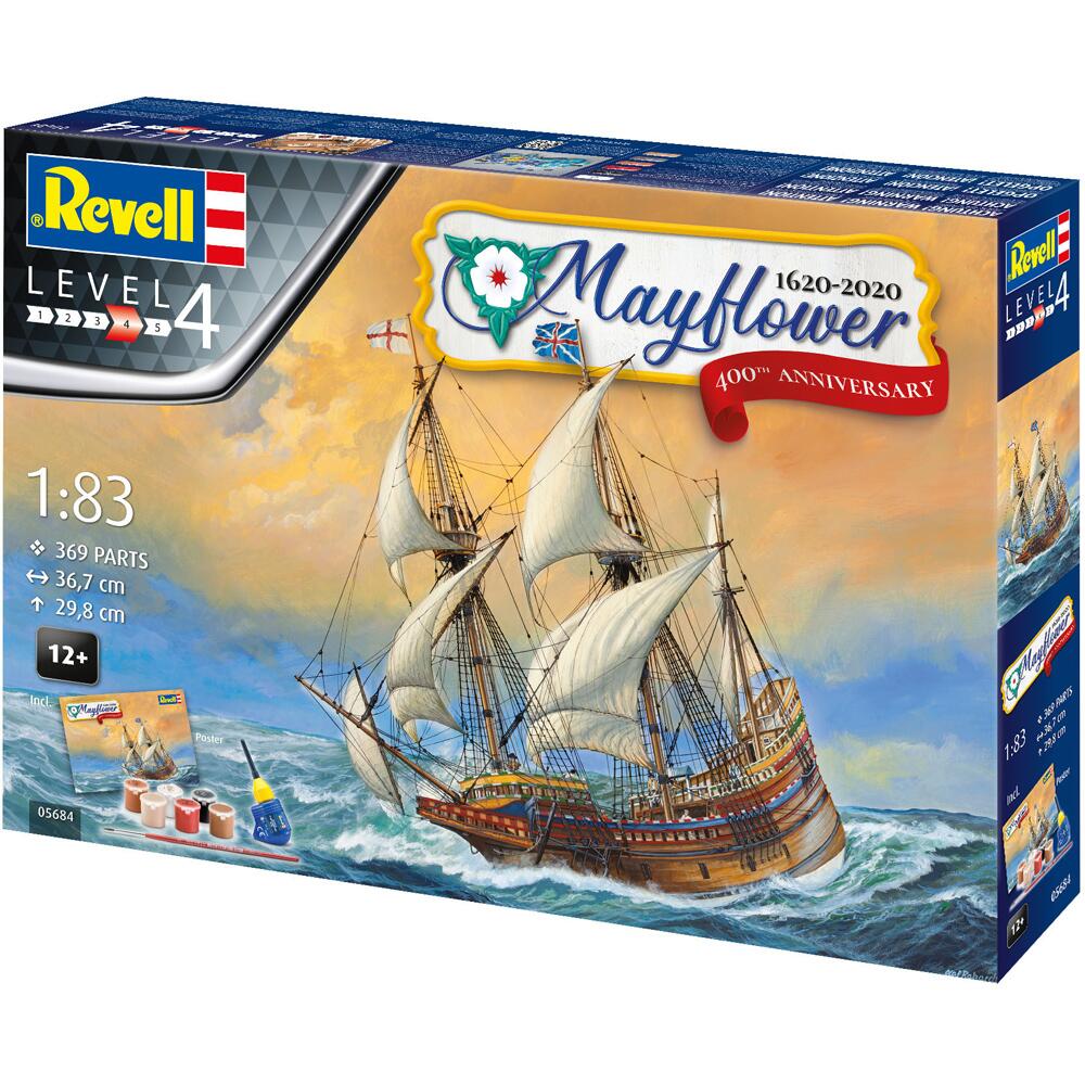 Revell Mayflower Ship 400th Anniversary Model Kit (Scale 1:83)
