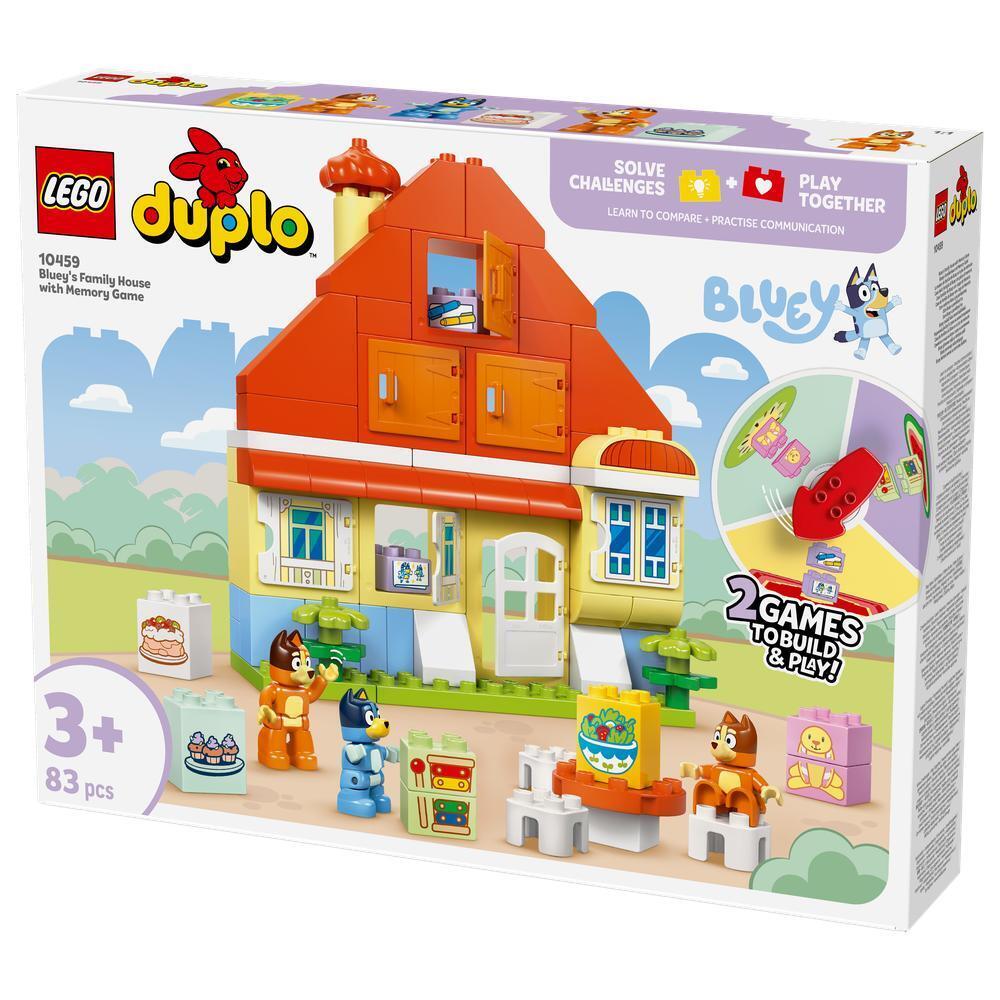 LEGO DUPLO Bluey: Bluey’s Family House with Memory Game