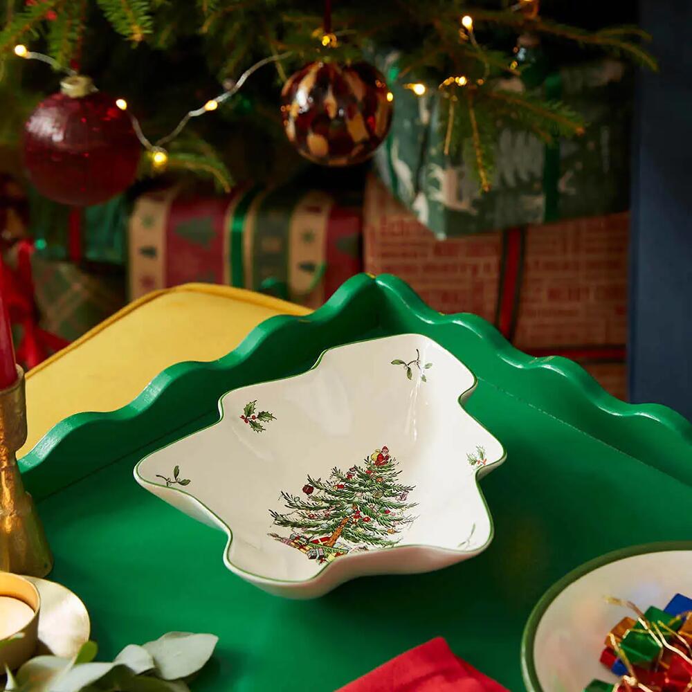 Spode Christmas Tree Shaped Dish