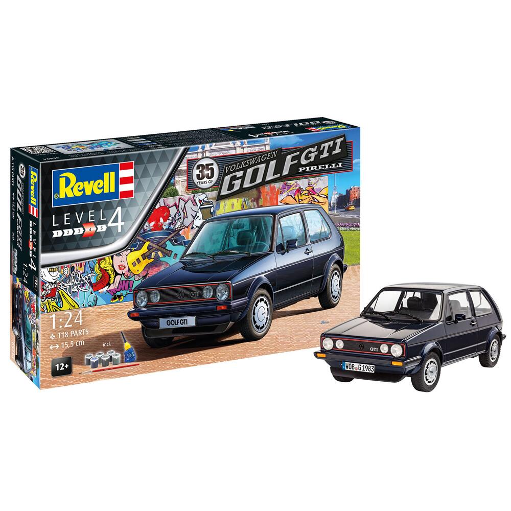 Revell Volkswagen Golf GTI Pirelli 35 Years Model Kit 05694 Level 4 ...