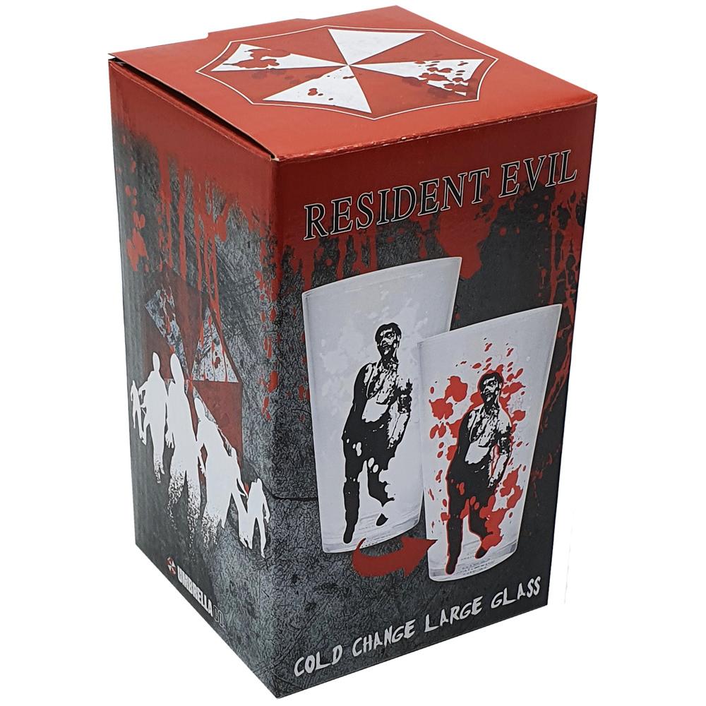 Resident Evil Cold Change Large Drinks Glass 450ml from Half Moon Bay