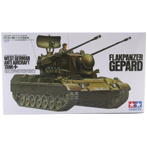 Tamiya Flakpanzer Gepard Tank Plastic Model Kit Scale 1/35