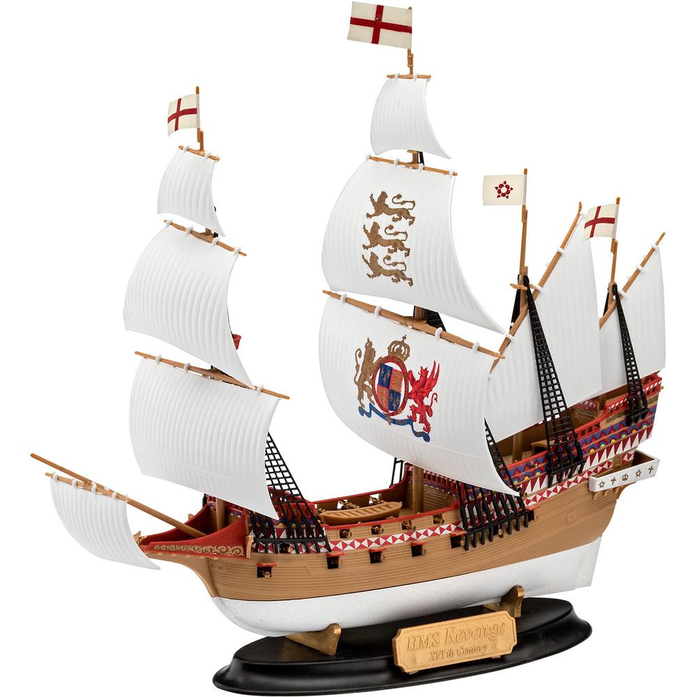 Revell Easy-Click System HMS Revenge Ship Model Kit (Scale 1:350)