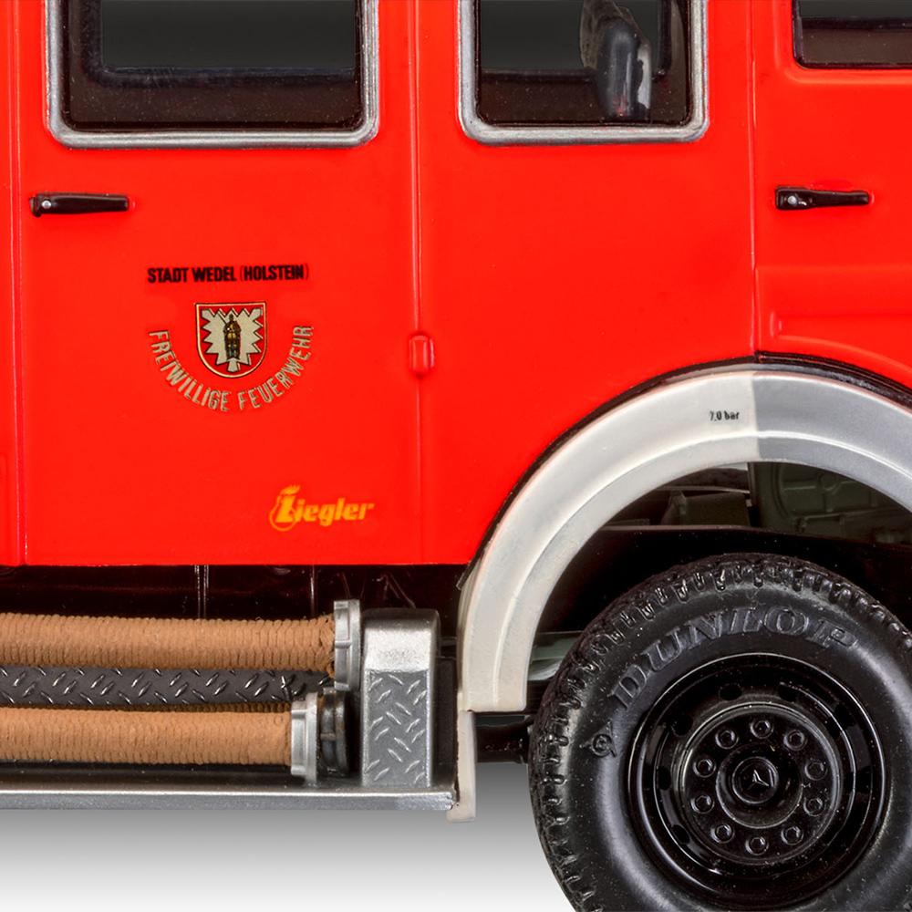Revell Limited Edition Mercedes-Benz 1017 LF 16 Fire Truck Model Kit ...