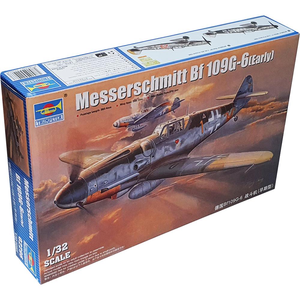 Trumpeter German Messerschmitt Bf 109G-6 (Early) WWII Military Plane ...