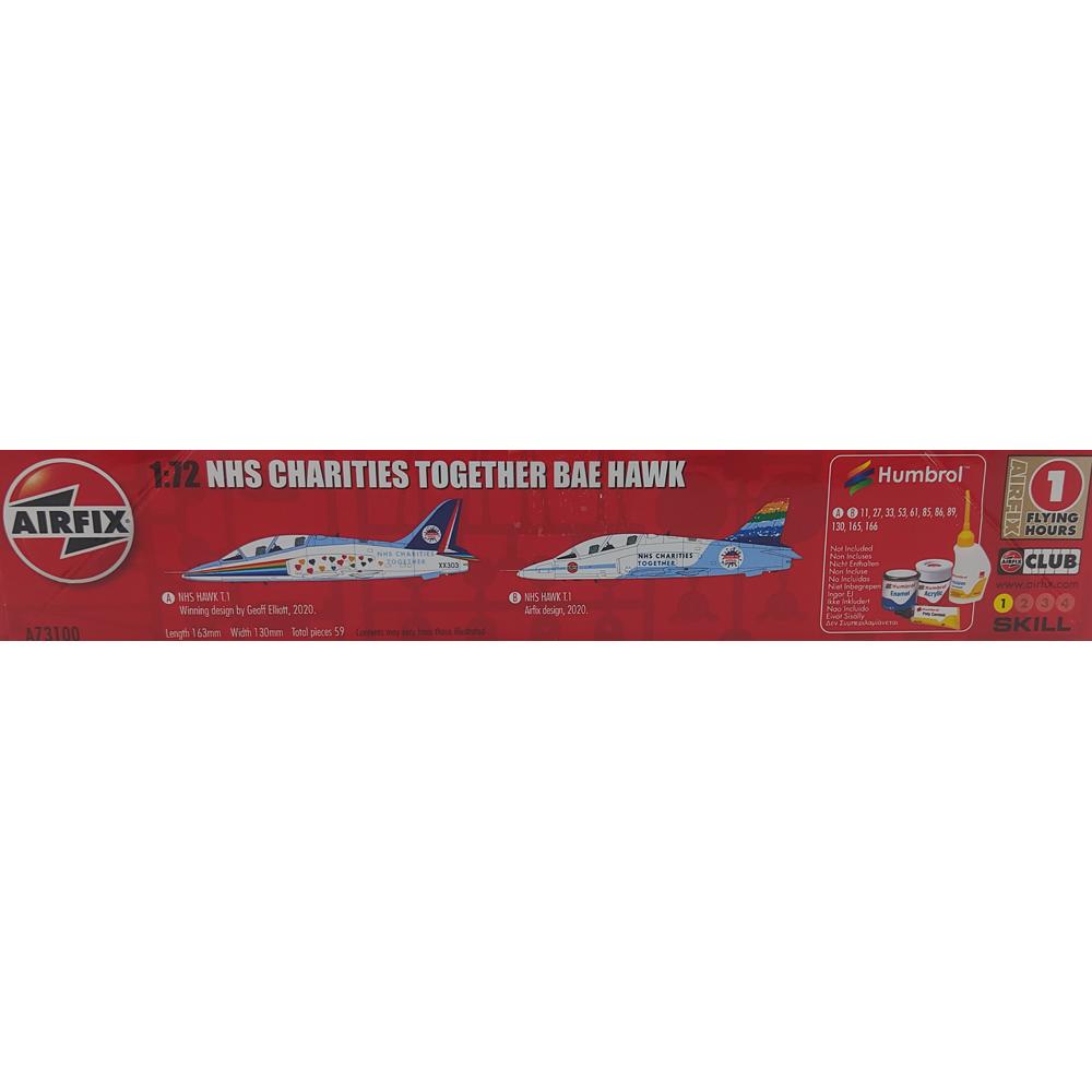 Airfix NHS Charities Together BAE HAWK Aircraft Model Kit (Scale 1:72)