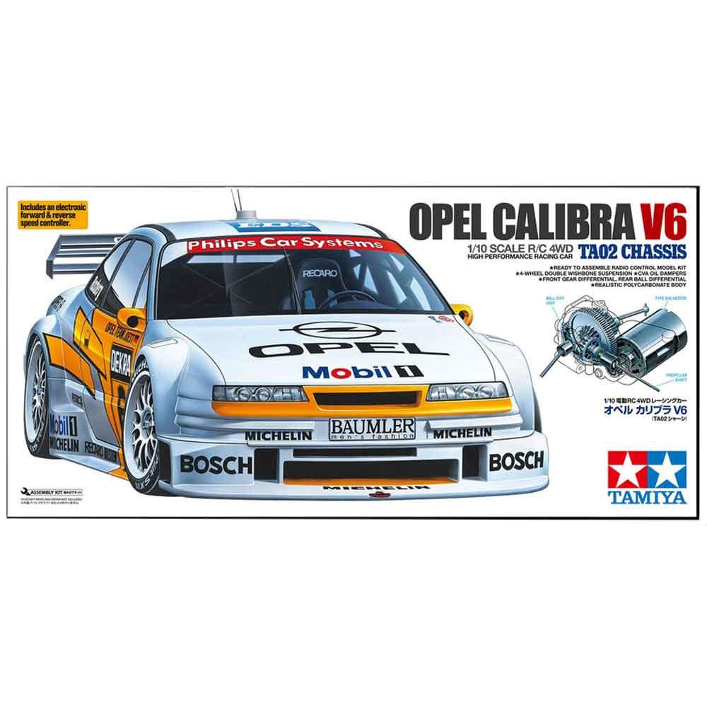 Tamiya Opel Calibra V6 R/C 4WD Racing Car Model Kit (Scale 1:10)