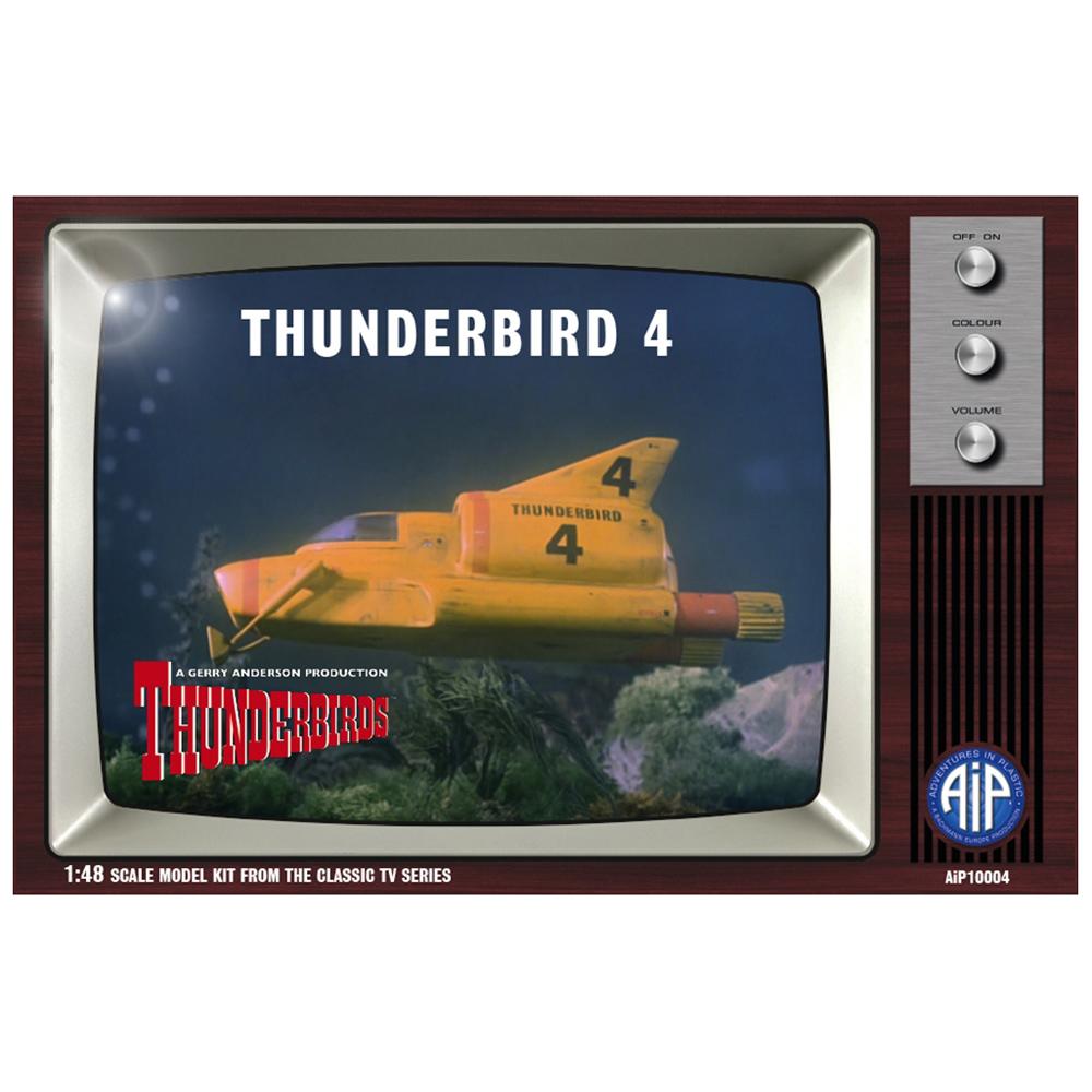 AIP Thunderbird 4 Plastic Model Kit with Working Searchlight Scale 1/48