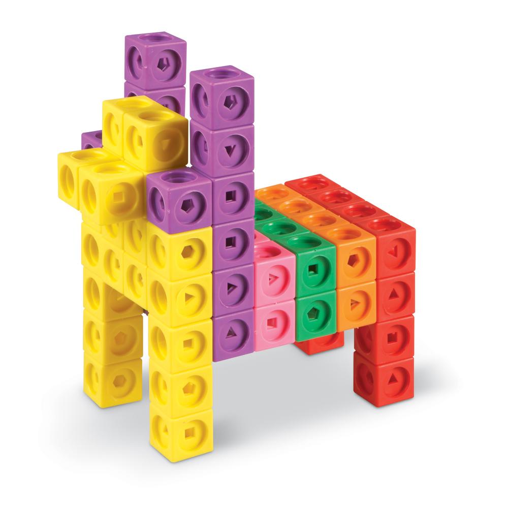 Learning Resources Mathlink Cubes Big Builders 200 Cube Set