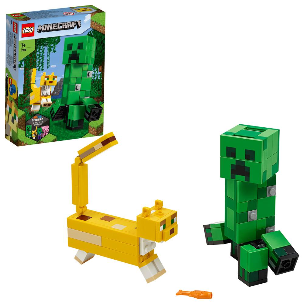 LEGO Minecraft BigFig Creeper and Ocelot Building Set