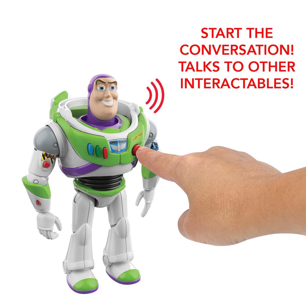 Disney Pixar Toy Story Interactables Speaking Poseable Figure BUZZ ...