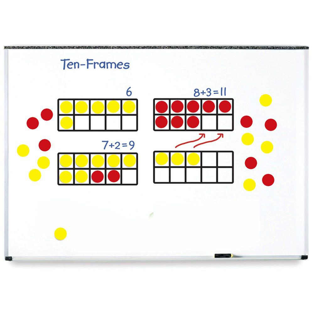 Learning Resources Hand2Mind Ten-Frame with Counters Demonstration Clings