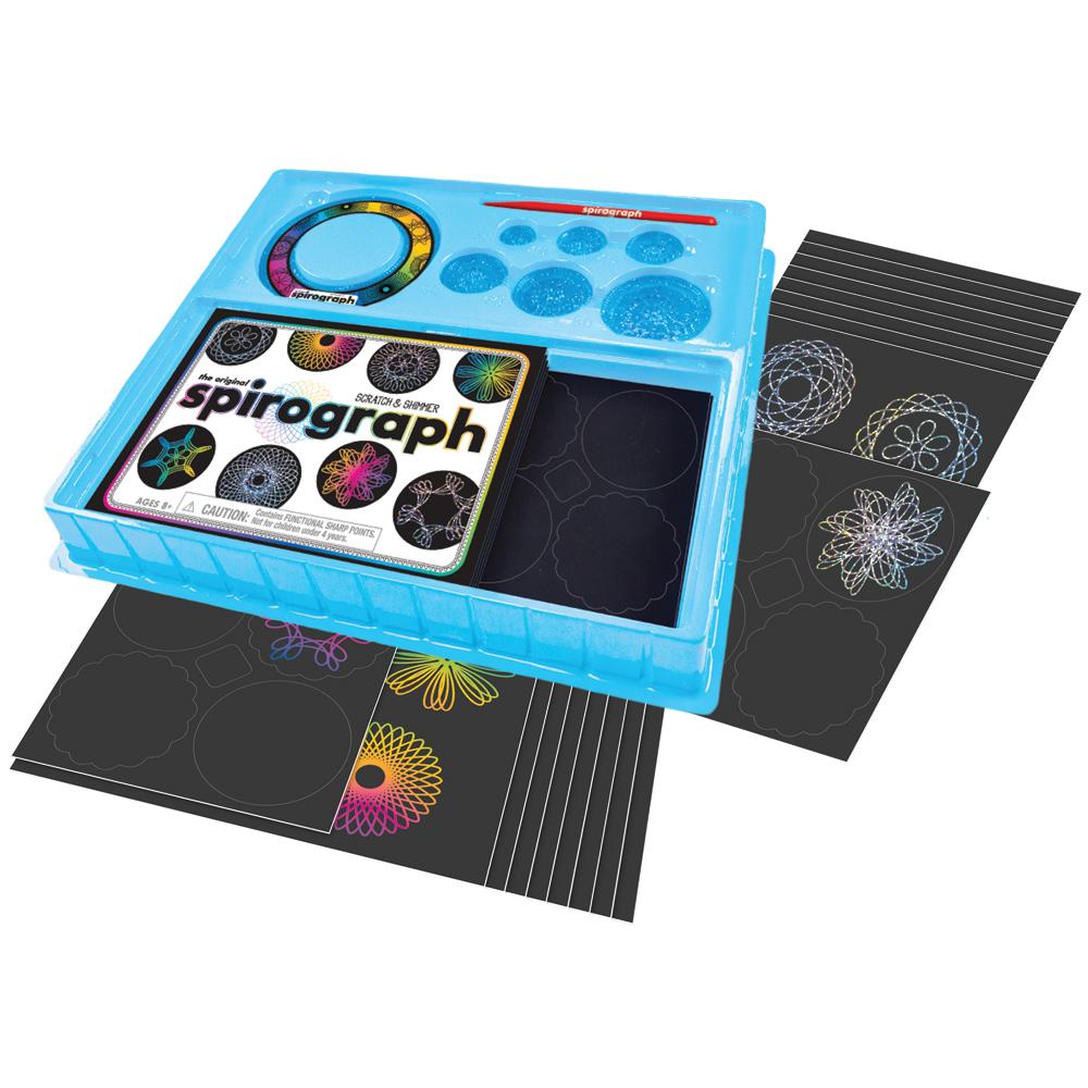 The Original Spirograph Scratch & Shimmer Set