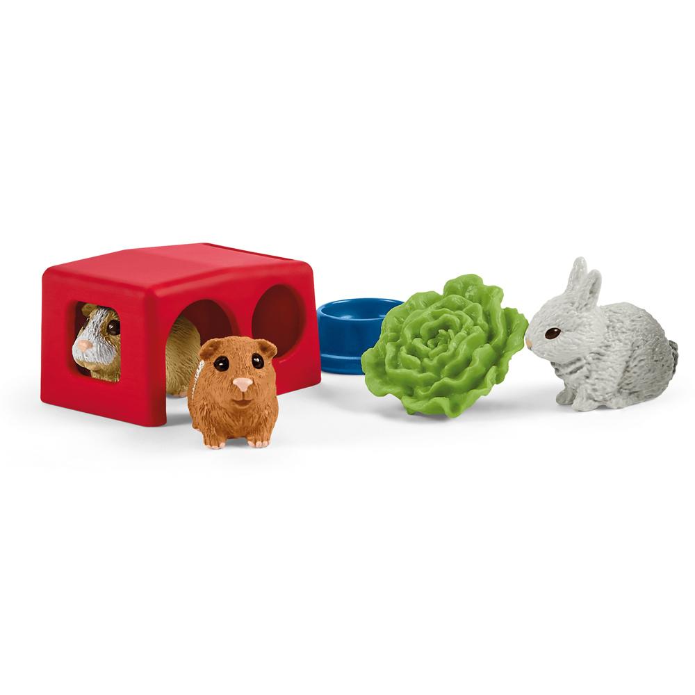 Schleich Farm World Rabbit & Guinea Pig Hutch Playset