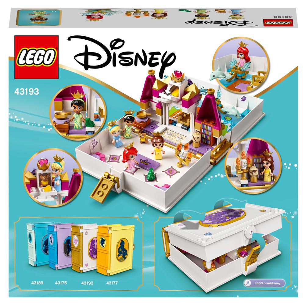 LEGO Disney Princess Ariel, Belle, Cinderella and Tiana's Storybook ...
