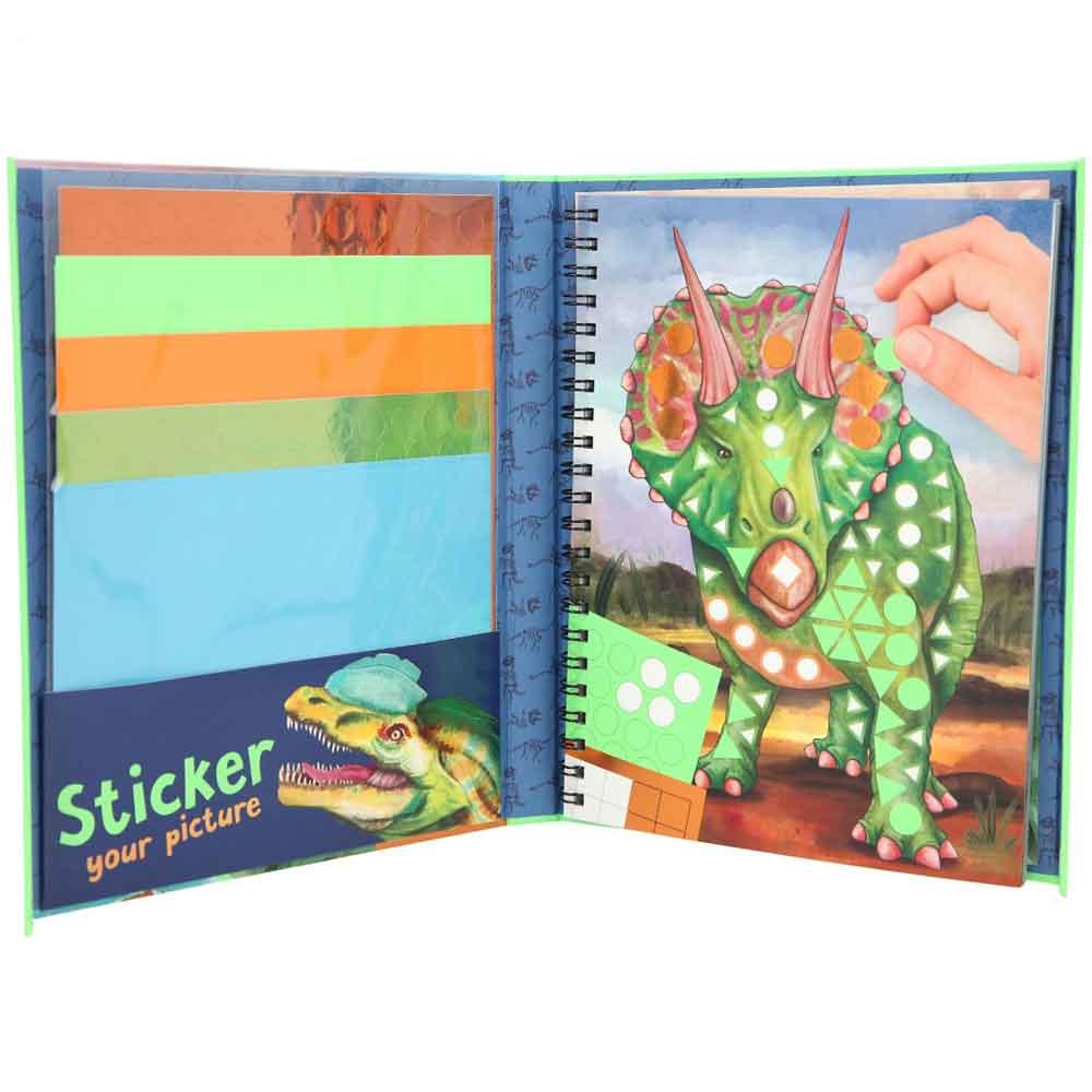 Depesche Dino World Sticker Your Picture 25 Page Book with 10 Sticker ...
