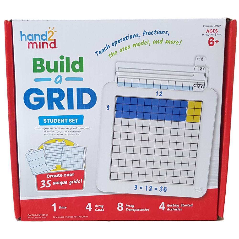 Learning Resources Hand2Mind Build-A-Grid Student Set
