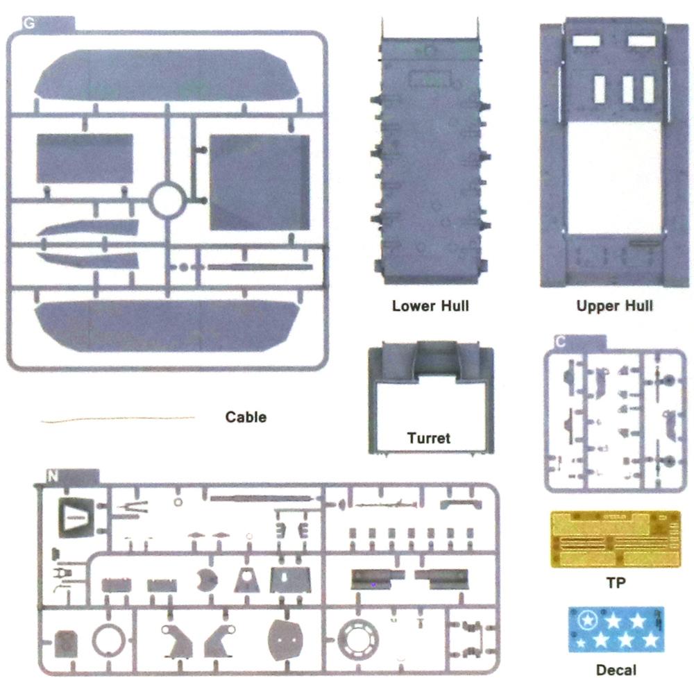 Takom Blitz Ersatz M7 Tank German Military Model Kit Scale 1:35