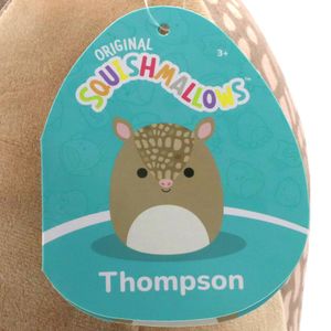 Squishmallows Original Plush Thompson the Armadillo Soft Toy for Ages 3+