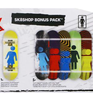 Tech Deck Girl Sk8shop Bonus Pack 6 Fingerboard Assembly Set for Ages 6+