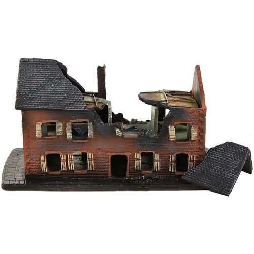Conflix Ruined House Wargame Diorama Scenery Set Polystone Model