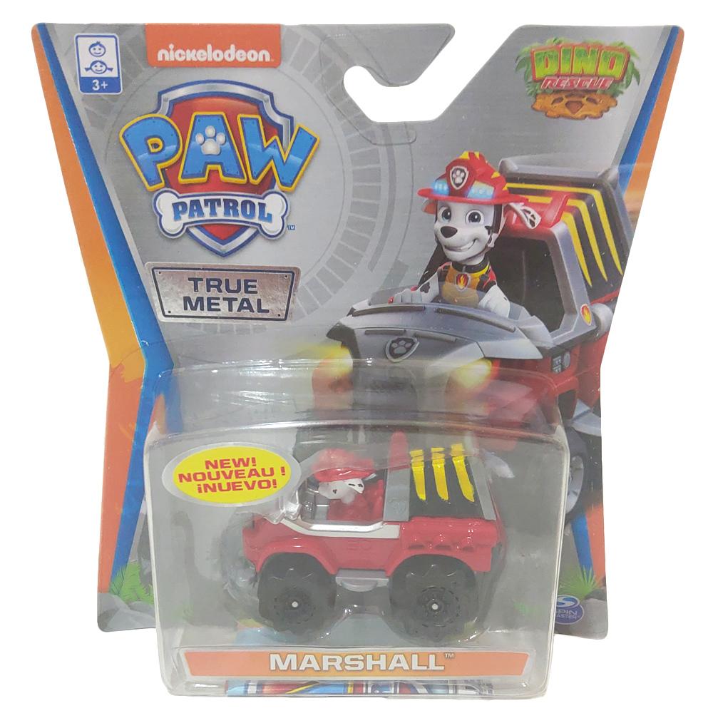 Paw Patrol True Metal Die-Cast Vehicle Dino Rescue Marshall