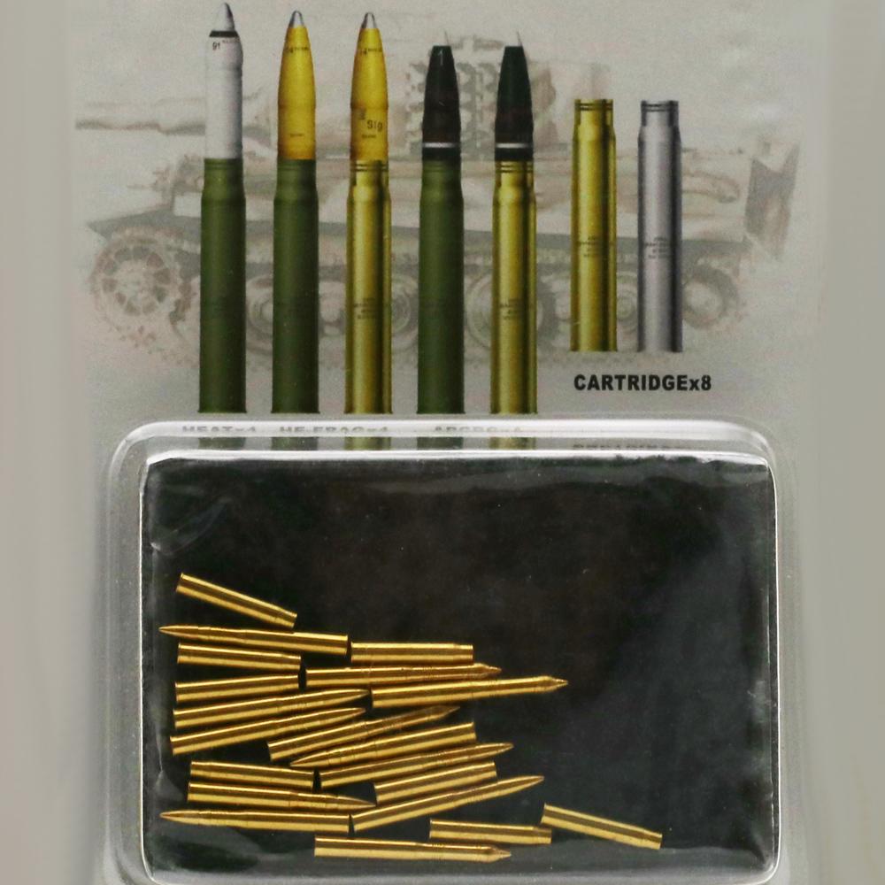 AFV Club German 8.8cm L/56 Brass Ammo Set for 1:48 Scale Model Kits and ...