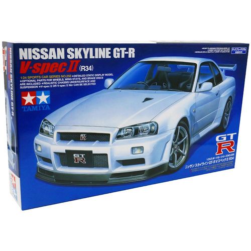Tamiya Nissan Skyline GT-R R34 V-Spec II (Scale 1:24)