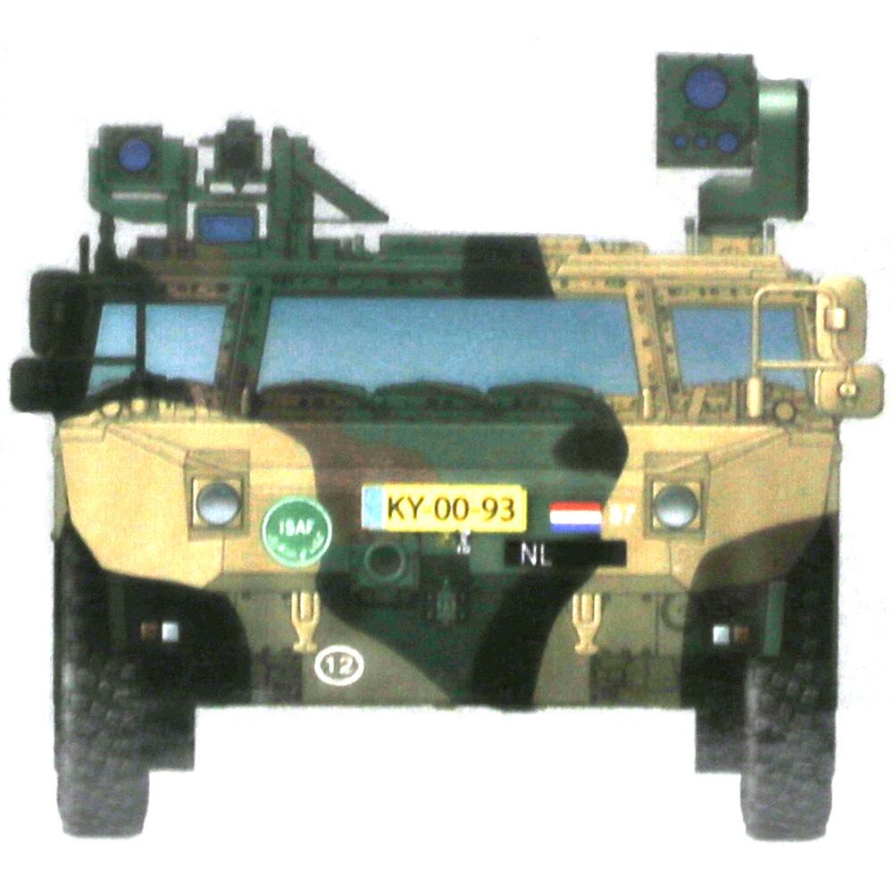 Trumpeter German Fennek LGS Dutch Version Military Model Kit Scale 1:72