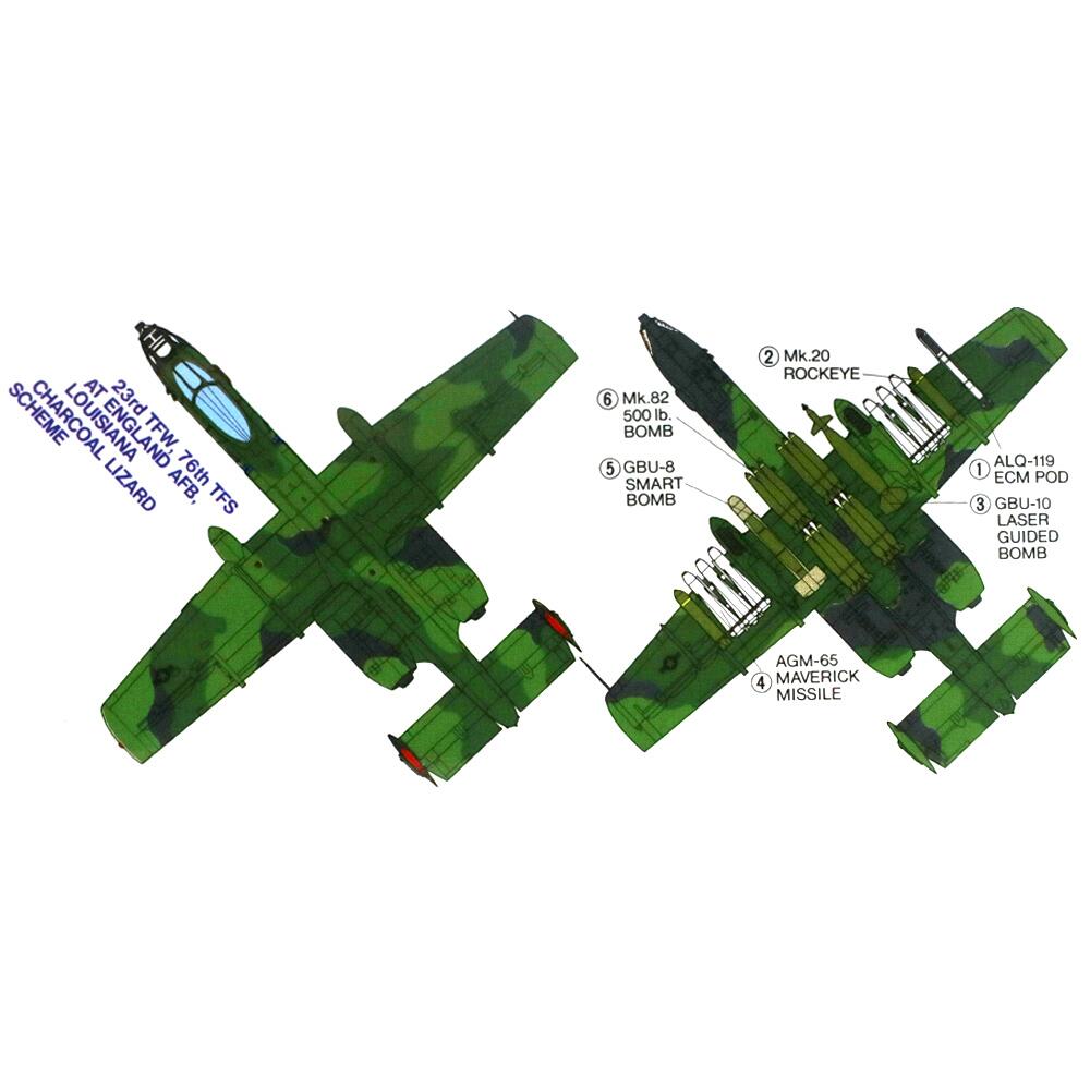 A-10 Thunderbolt Model Kit II Model Kit - 1/48 Scale Detailed Aircraft ...