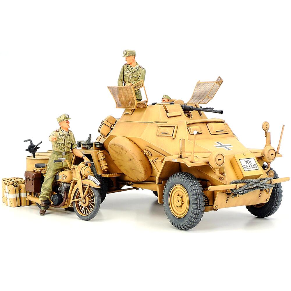 Tamiya Sd.Kfz.222 Leichter Panzerspähwagen Afrika-Korps Armoured Car ...