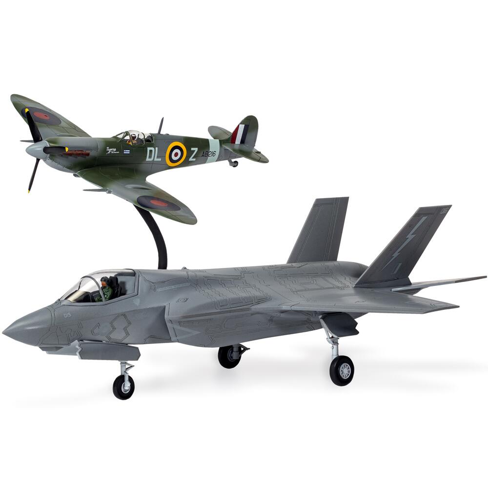 Airfix Then and Now Supermarine Spitfire & F-35B Lightning II Military ...