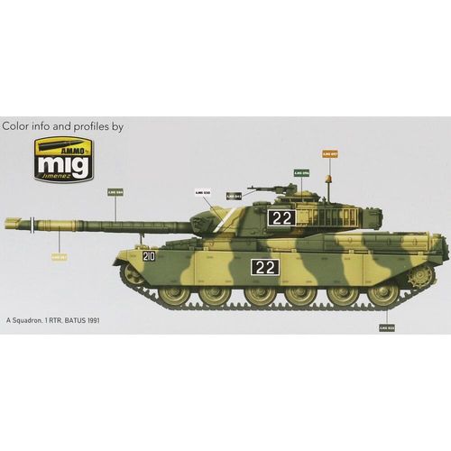 Takom Chieftain Mk 10 British Main Battle Tank Military Model Kit Scale ...