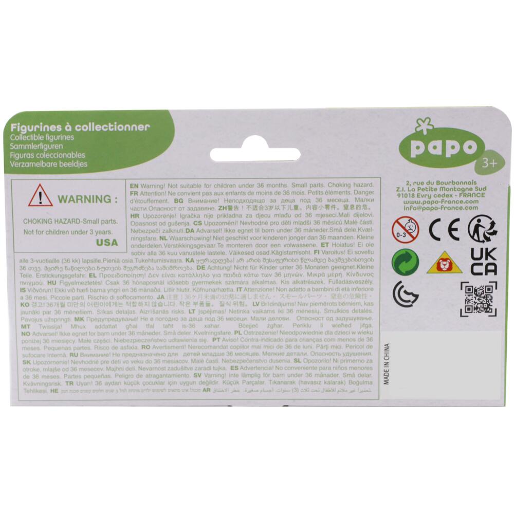Papo Caterpillar Robin and Hedgehog Garden Wildlife Set
