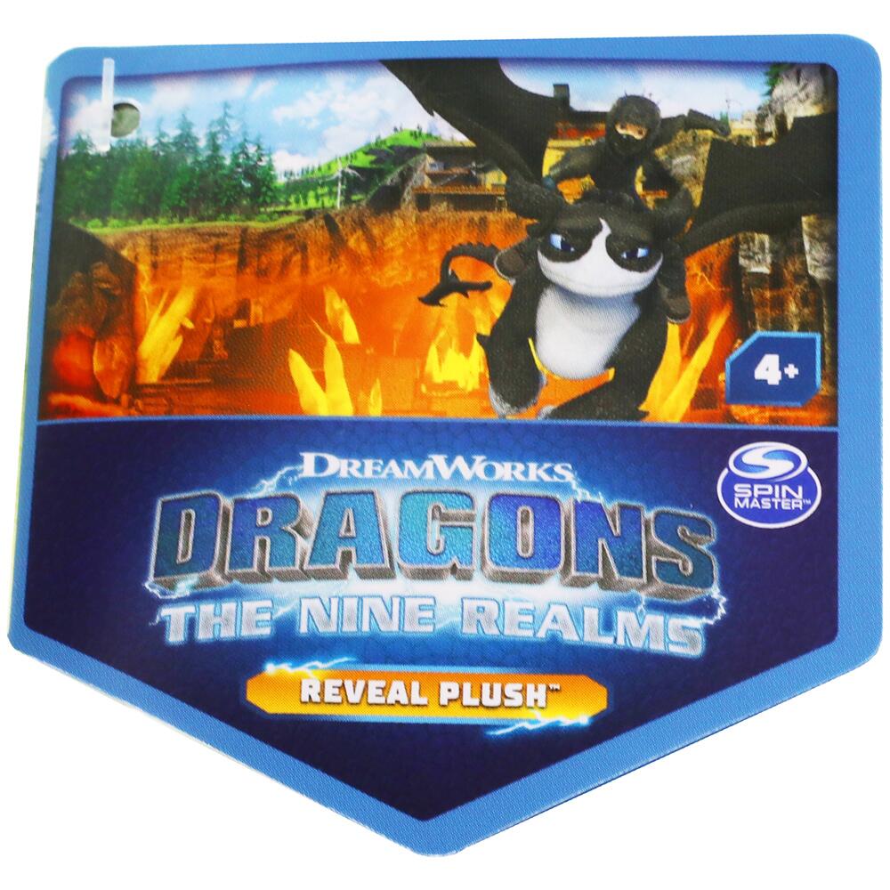 Dreamworks Dragons The Nine Realms Reveal Plush Soft Toy THUNDER