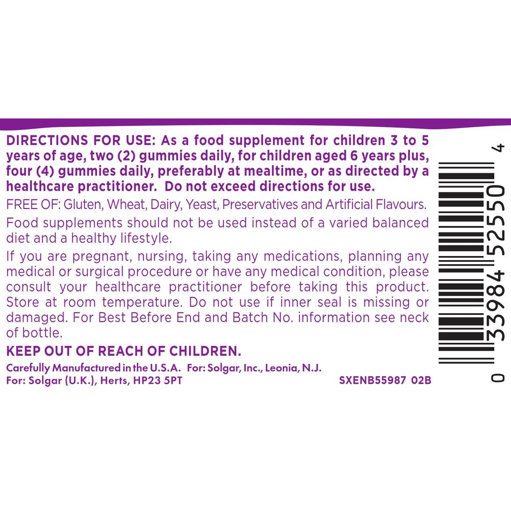 Solgar U-Cubes Multi-Vitamin & Mineral 60 Gummies