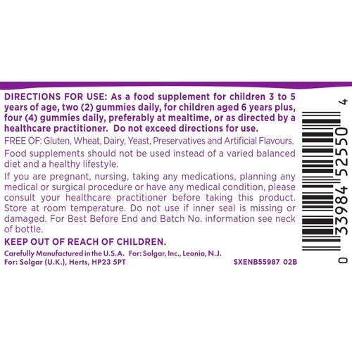 Solgar U-Cubes Multi-Vitamin & Mineral 60 Gummies