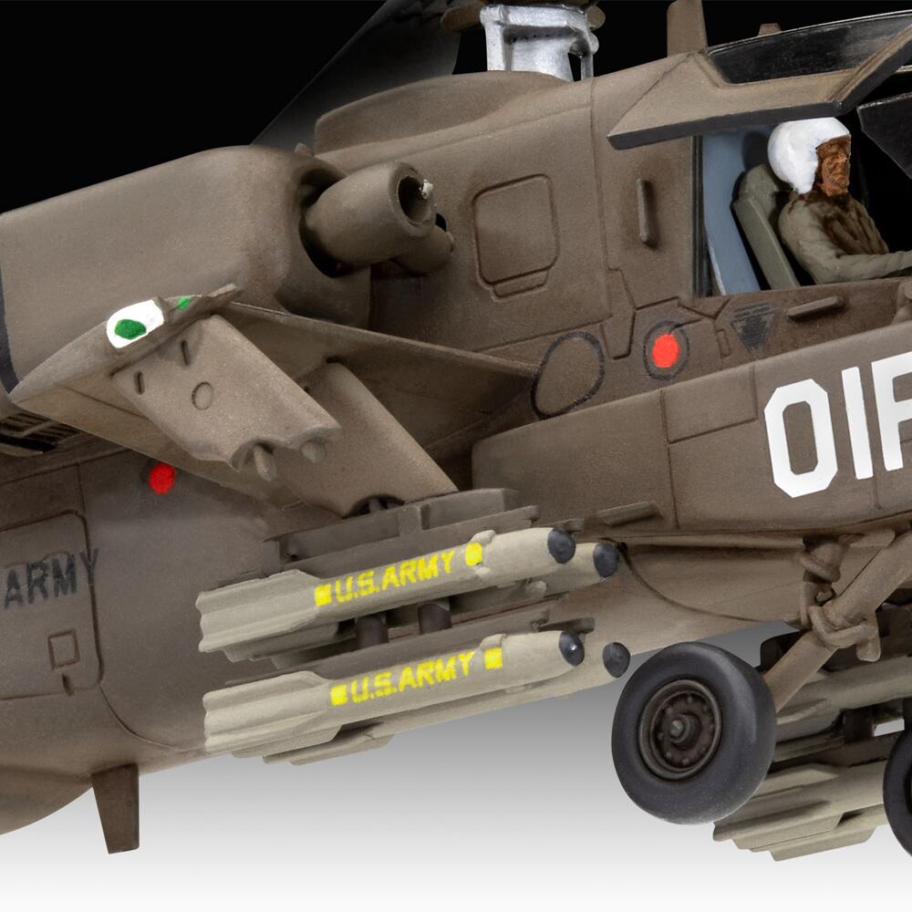 Revell AH-64A Apache Military Helicopter Model Kit SET 63824 Scale 1/72