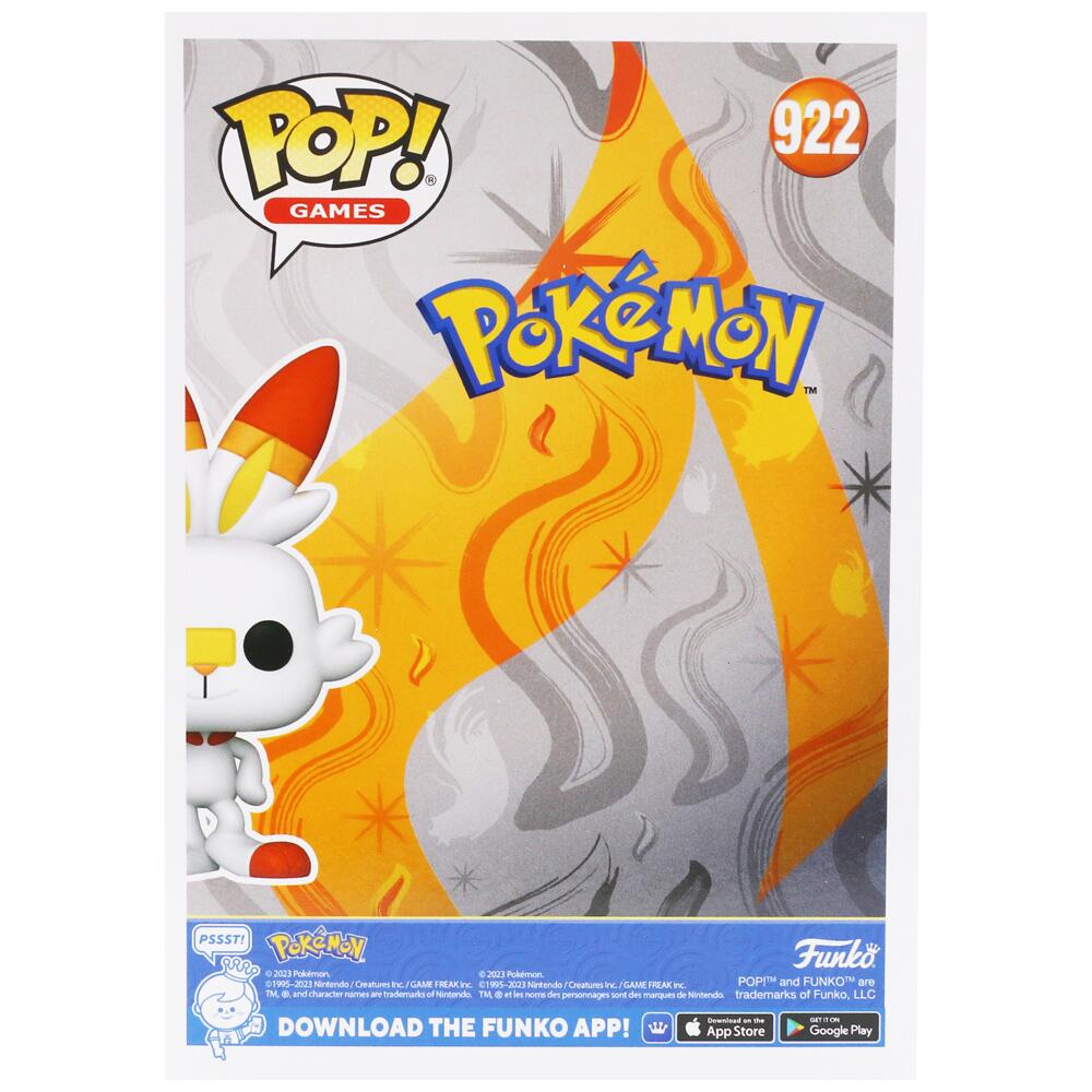Funko POP! Games Pokémon SCORBUNNY Vinyl Figure 922