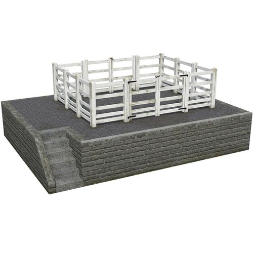 Scenecraft Stone Cattle Dock Model Railway Building 00 Gauge 1:76 Scale