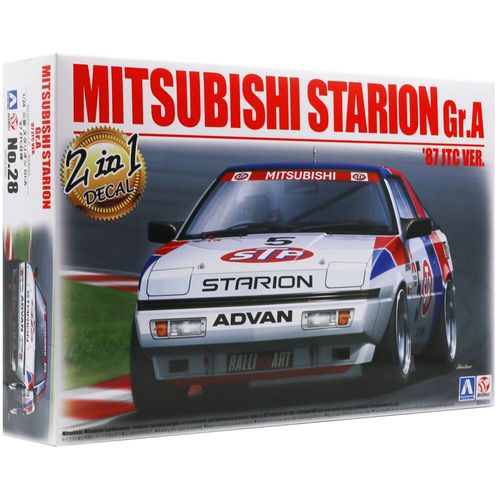 Beemax Mitsubishi Starion STP Gr.A 1987 JTC Version Model Kit Scale 1:24