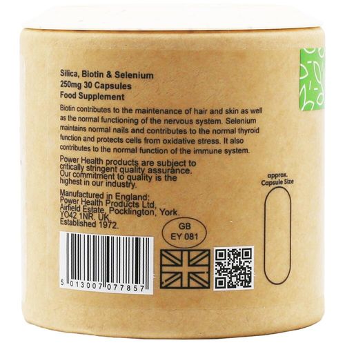 Power Health Silica, Biotin & Selenium 30 CAPSULES